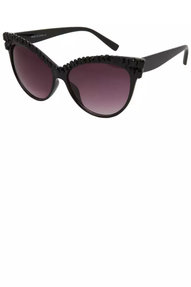 Miss Selfridge Gem Cat Eye Sunglasses