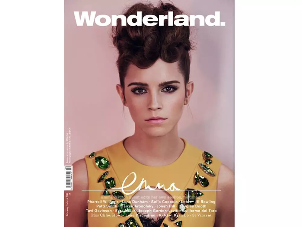 Emma Watson se roba la corona de estilo de culto en la portada de la revista Wonderland (que ella también editó...) 30945_1