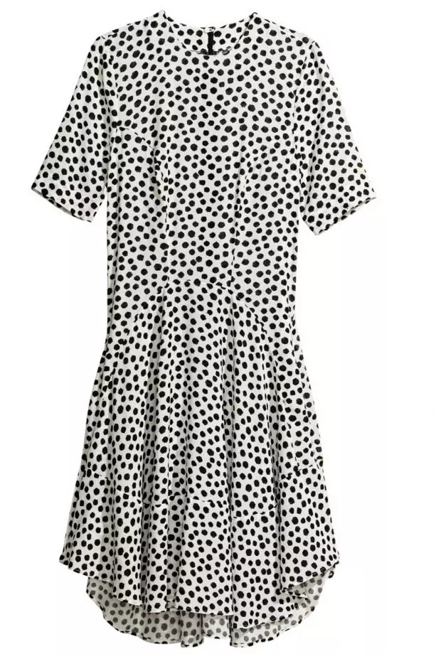 H&M Klokkeformet Polka Dot Kjole