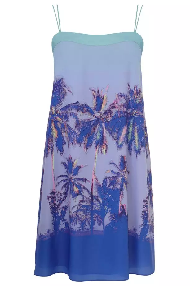 Coast Heloise Palm Tree Cami Kjole