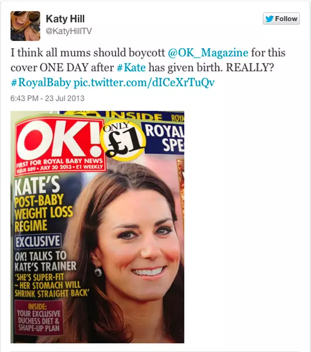 Capa de 'Weight Loss' de Kate Middleton causa indignação no Twitter 32146_2