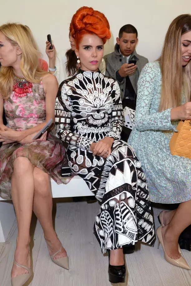 Paloma Faith på London Fashion Week 2013