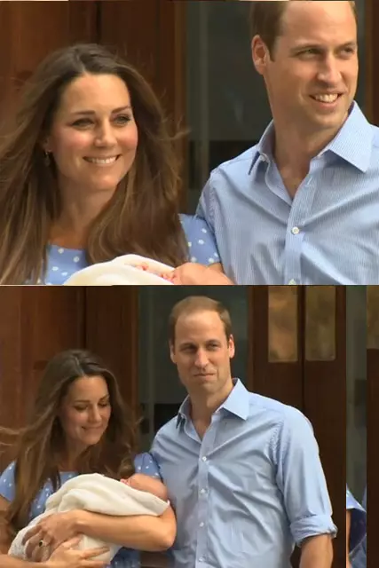 Príncipe William, Kate Middleton e bebê real-