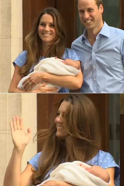 Príncipe William, Kate Middleton e bebê real-