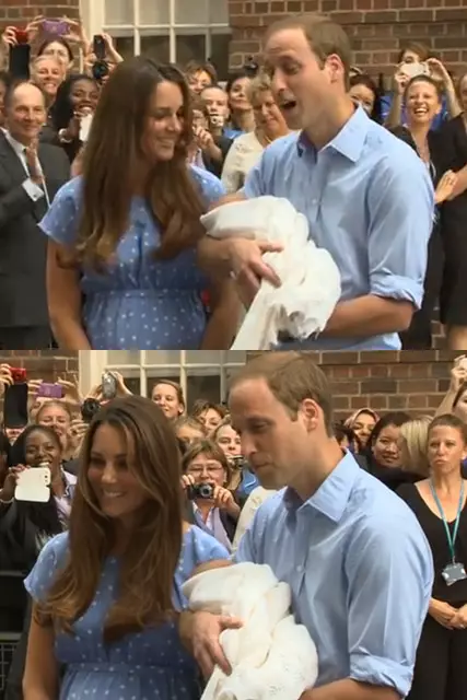 Príncipe William, Kate Middleton e bebê real-