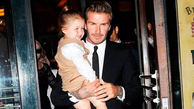 David Beckham en Harper steel die kollig by Victoria se NYFW-skou 32558_4