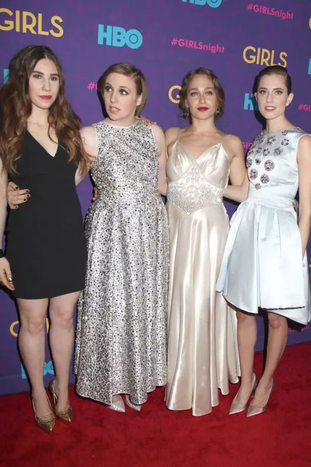 Jemima Kirke, Lena Dunham, Allison Williams và Zosia Mamet tại The Girls Season 3 Premiere