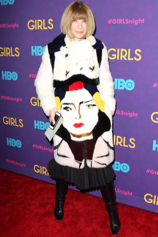 Anna Wintour At The Girls Season 3 Premiere