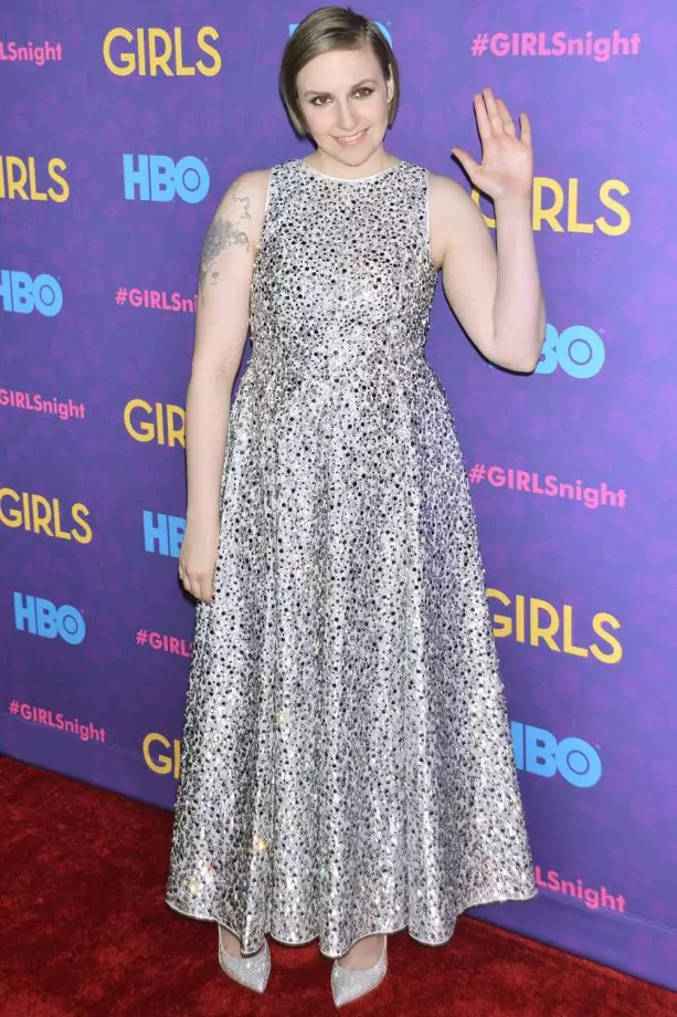 U-Lena Dunham At The Girls Season 3 Premiere