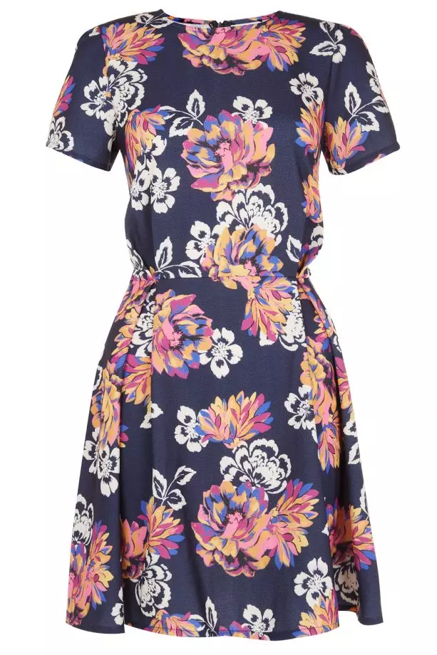 I-Primark Floral Crepe Skater Dress