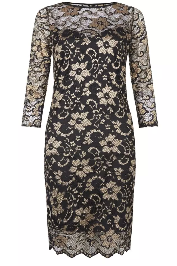 Primark Floral Foil Overlay Dress