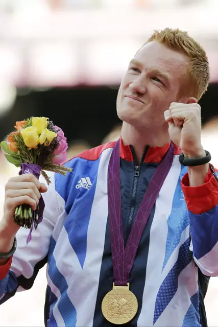 Pemenang medali Olimpiade 2012 Greg Rutherford
