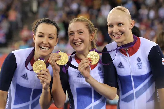 奥运奖牌获得者 2012 女子团体追逐