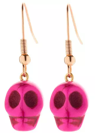 Chanael K skull drop earrings, £28