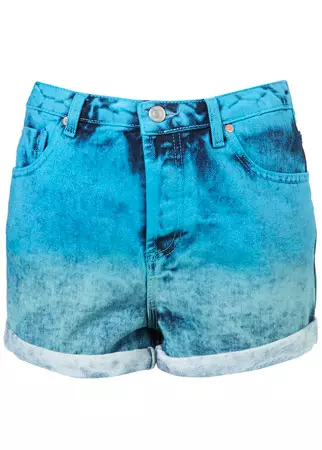 Topshop dip dye hotpants, £35