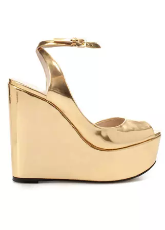 Zara compensées peep-toe, 69,99 £