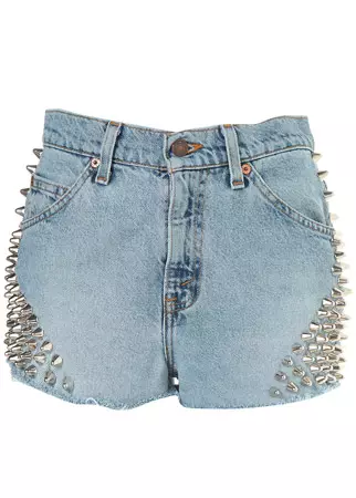 Topshop studded shorts, £65