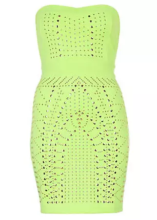 River Island studded bandeau dress, £50