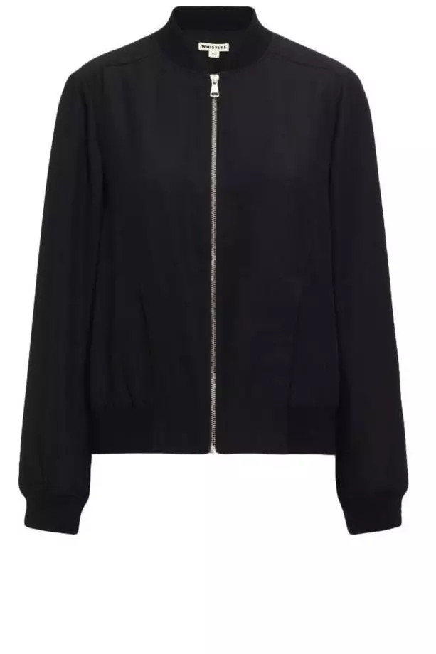 Whisles Silk Bomber, £165