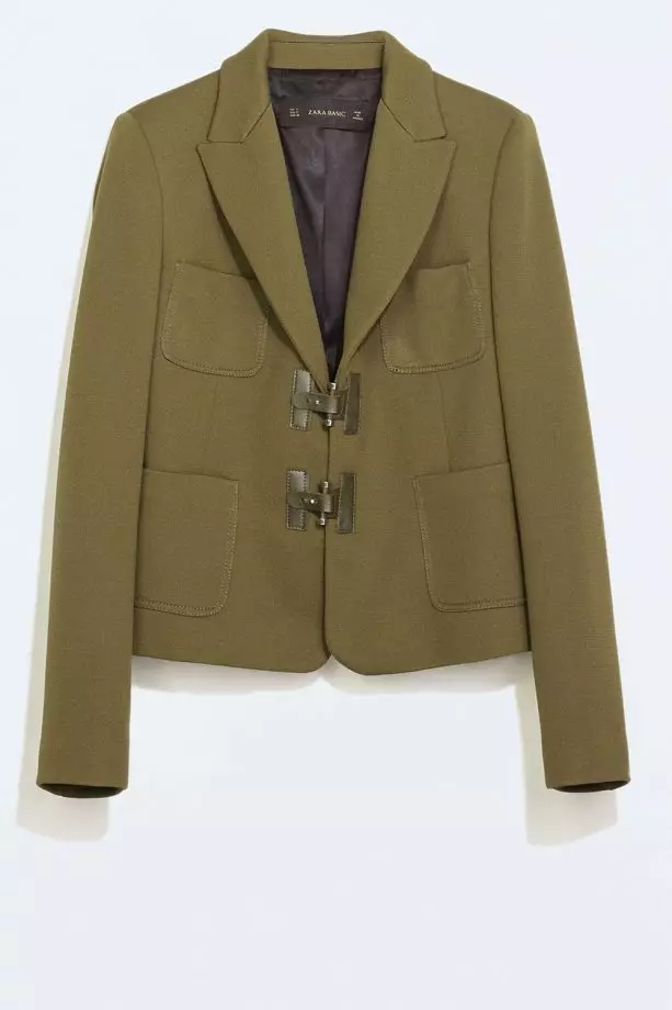 Zara Khaki Wool Jacket, £59.99