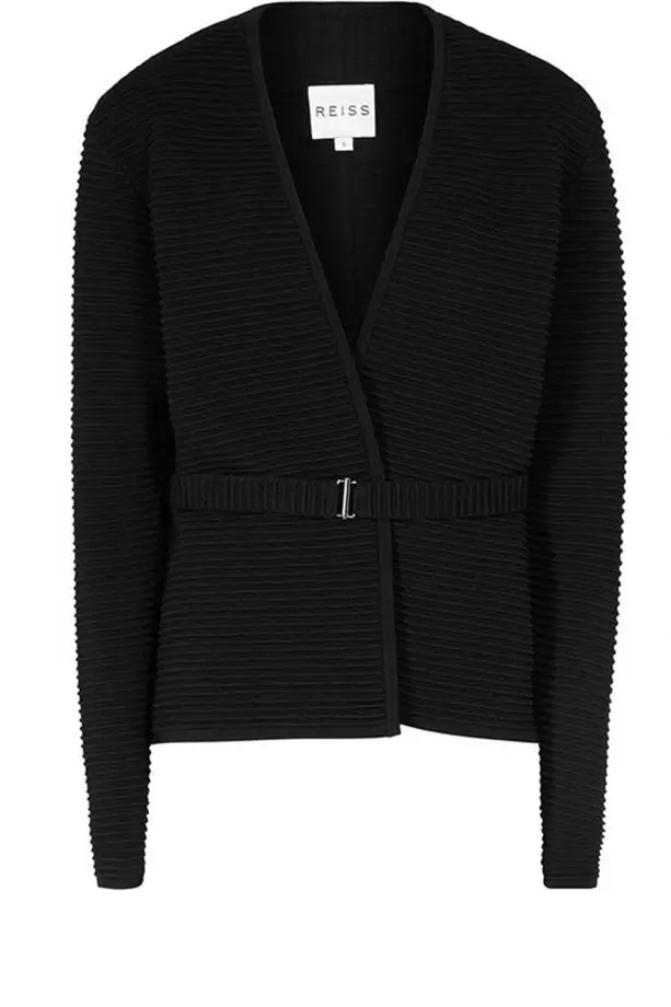 Reiss қара тоқылған күрте, £195