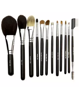 Pro Silk 12 Piece Make up Brush Set with Case, £39 - Steal Beauty Style Kate Middleton