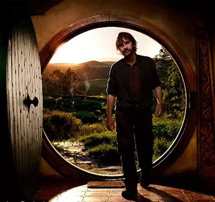 Peter Jackson durante le riprese de Lo Hobbit