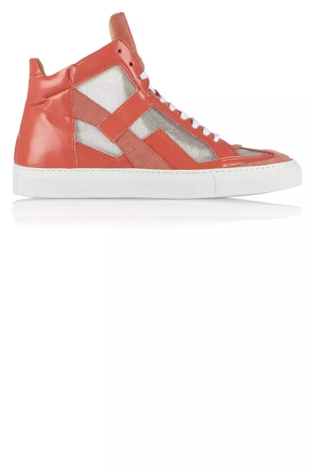 MM6 Maison Martin Margiela Leather, Suede And Mesh Sneakers, £ 260 |