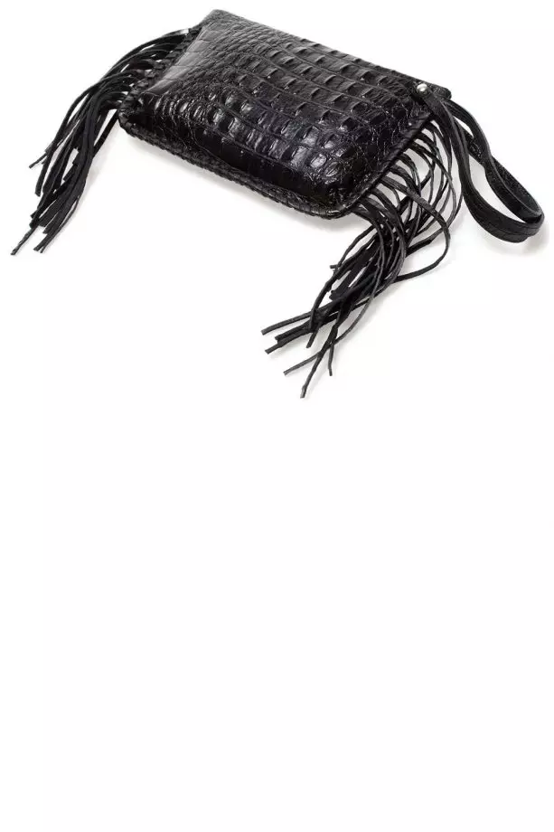 Clutch de Zara amb estampat de cocodril amb serrells, 99,99 £