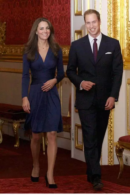 Officiële verlovingsfoto's van prins William en Kate Middleton