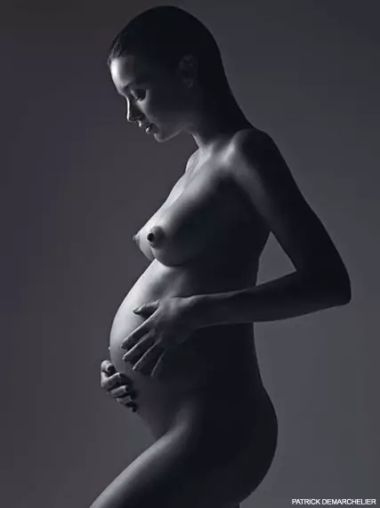 BILDER! Miranda Kerr avslöjar babybula och pratar om graviditet