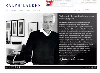 Ralph Lauren avab Ühendkuningriigi esimese veebisaidi – Moefunktsioonide uudised, Marie Claire