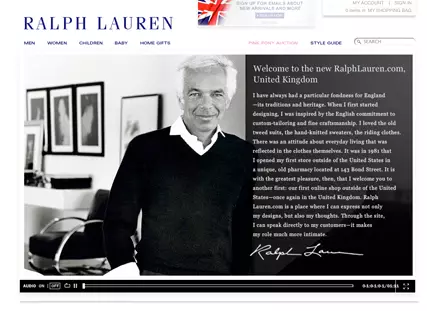 Ralph Lauren lanceert eerste Britse website - Fashion Features nieuws, Marie Claire