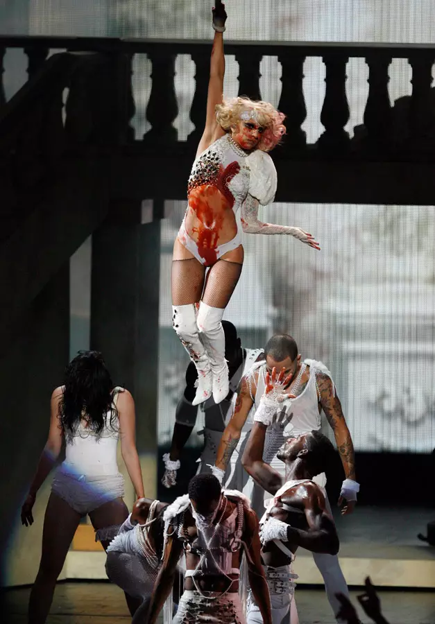 Lady Gaga - MTV Vitio Musika Fa'ailoga - MTV VMAs - MTV Vitio Fa'ailoga Musika' Taimi Sili ona Fa'amanatuina - VMA Fa'ailoga - VMA Awards 2010 - Ta'uta'ua