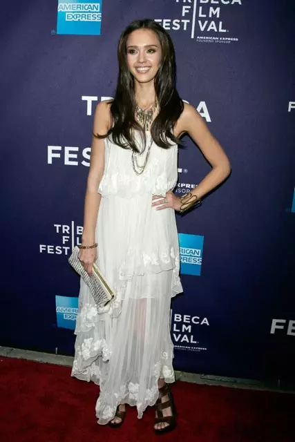 Jessica Alba ĉe la premiero de The Killer Inside Me - Tribeca Film Festival