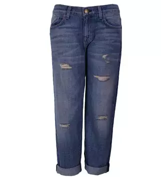 CURRENT/ELLIOTT The Boyfriend Light Destroyed Jean, £254