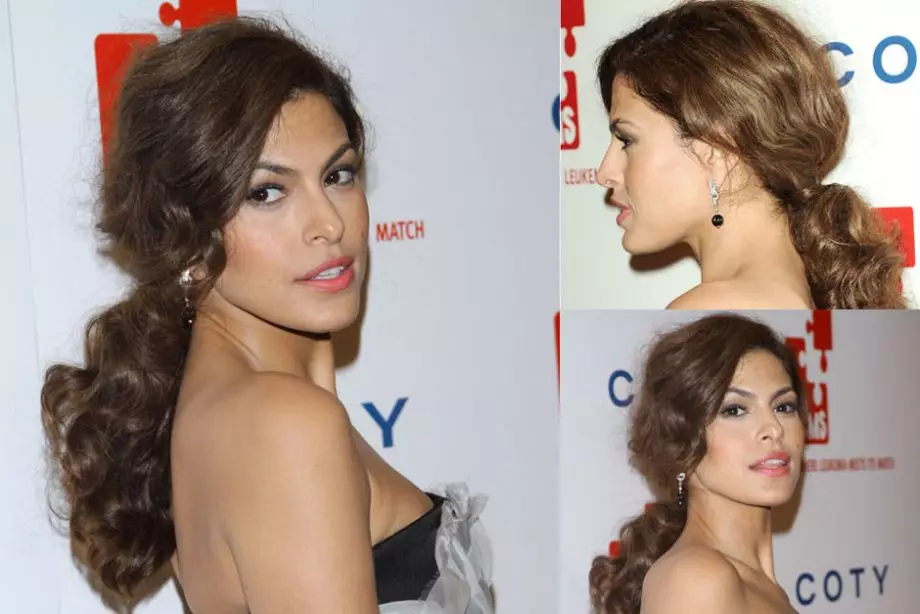 Konský chvost Eva Mendes