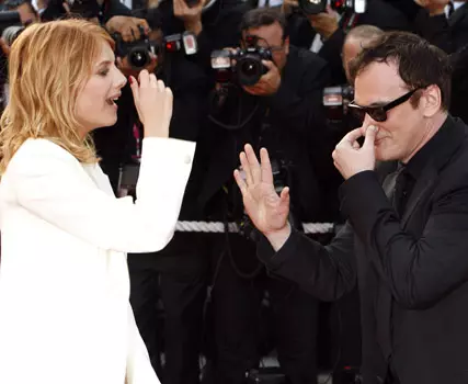 Melanie Laurent ja Quentin Tarantino, julkkisjuorut, marie claire