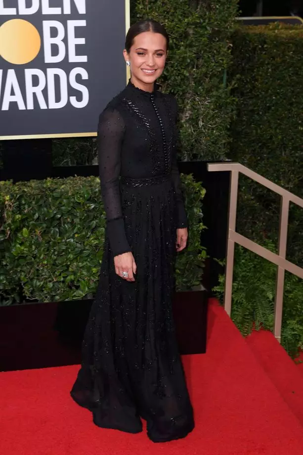 Alicia Vikander, Golden Globes 2018