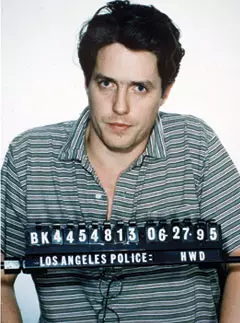 Hugh Grant mugshot