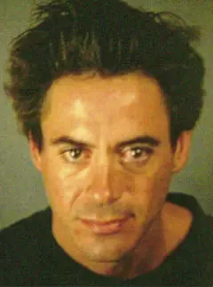 Robert Downey Jr mugshot