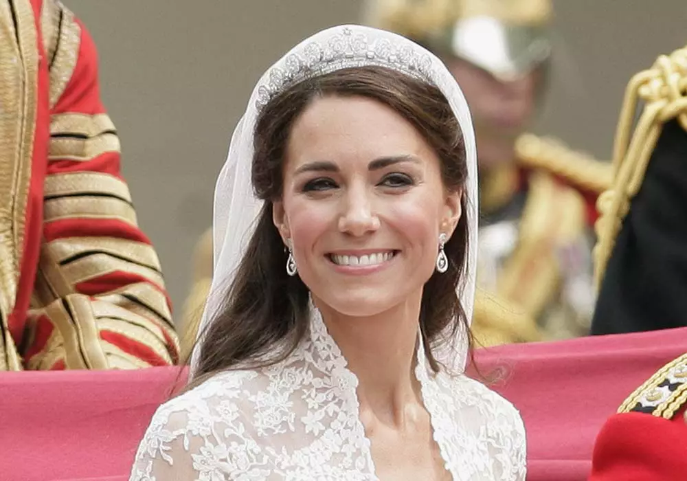 Kate Middleton brúðkaupshár