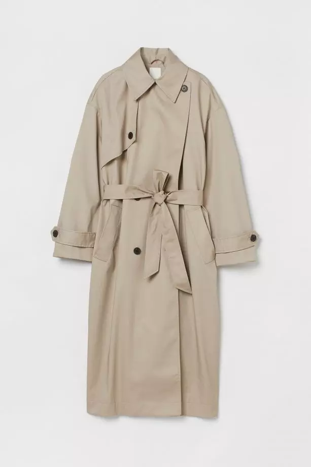 beige oversized trench jasi, akanakisa majasi emugero