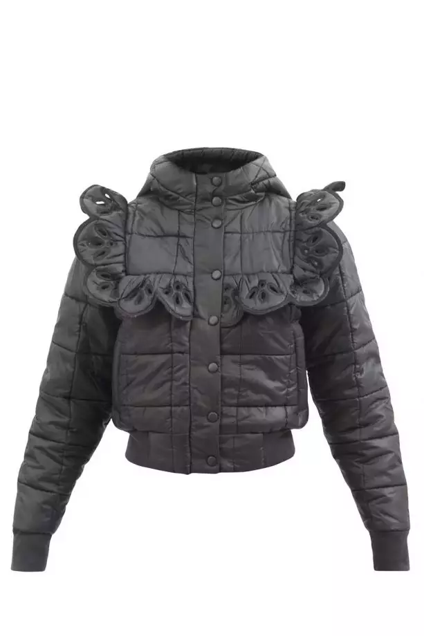 scallop trimmed itom nga shell jacket