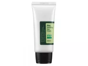 COSRX Aloe Soothing SPF50 PA+++ креми офтобӣ - беҳтарин креми офтобӣ