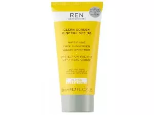 REN Clean Screen Mineral SPF30 Matirajuća krema za lice širokog spektra - najbolja krema za sunčanje