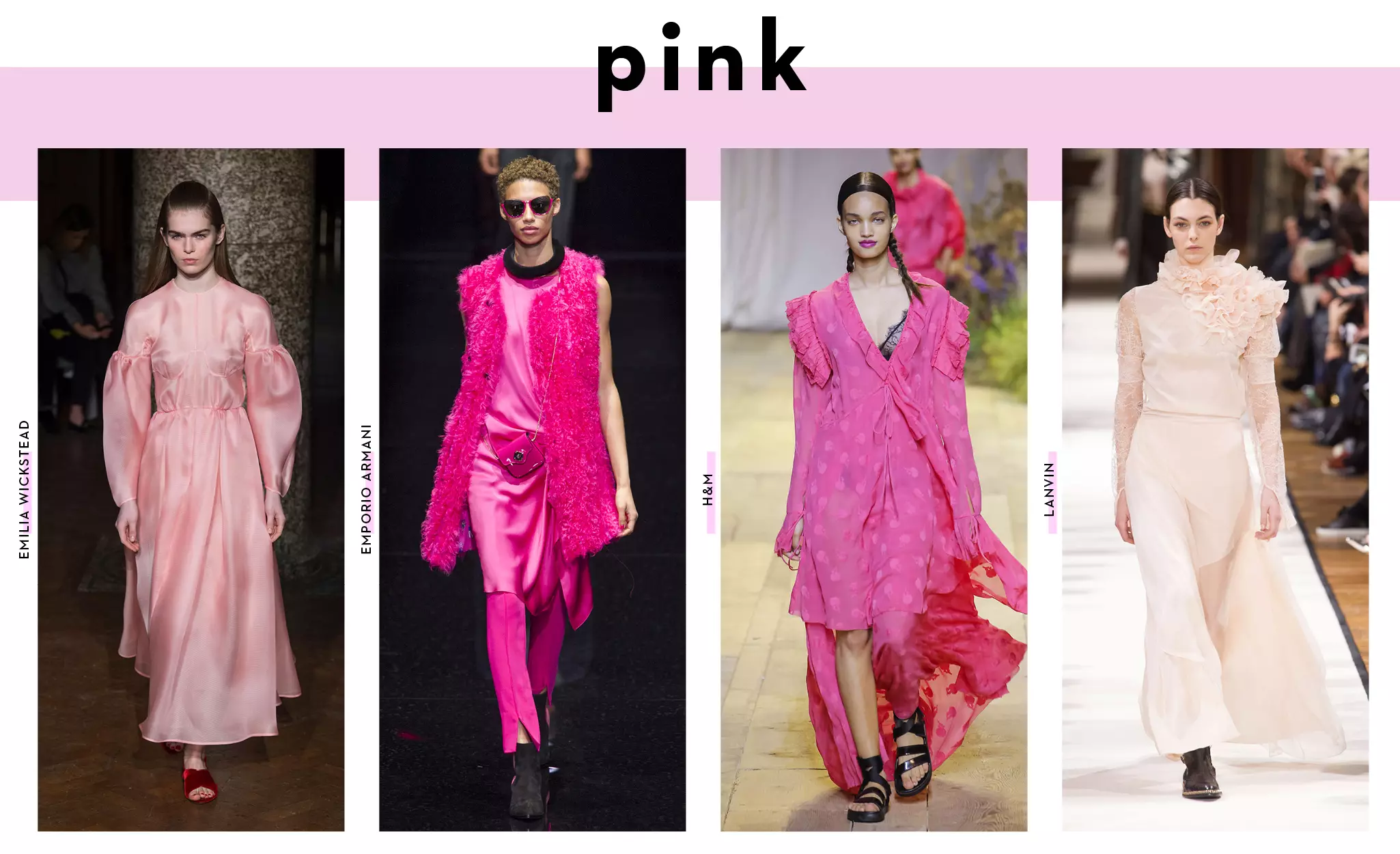 Merah Muda, Tren Fashion AW17