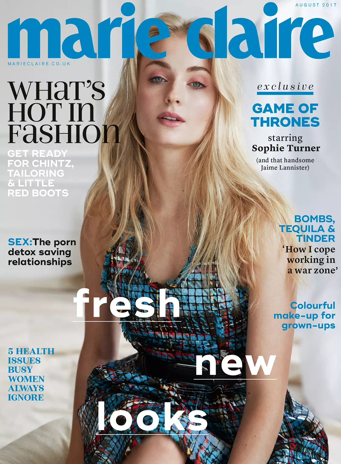 Sophie Turner er Marie Claires forsidestjerne for augustnummeret 56510_6