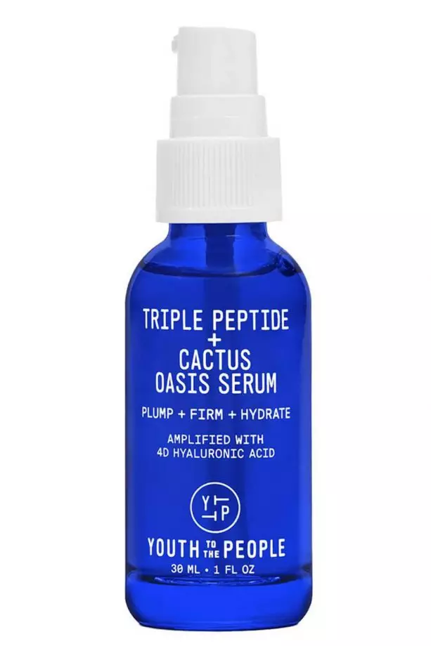 Youth To The People Triple Peptide + cactus Oasis Serum - najboljši serum za obraz