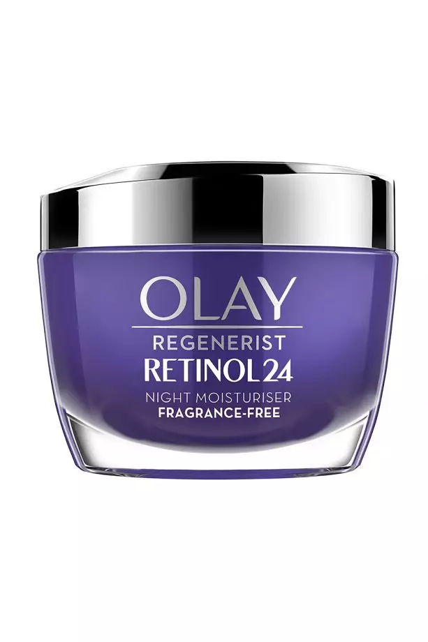 Olay Regenerist Retinol 24 Night Moisturizer, - fanosotra amin'ny alina tsara indrindra